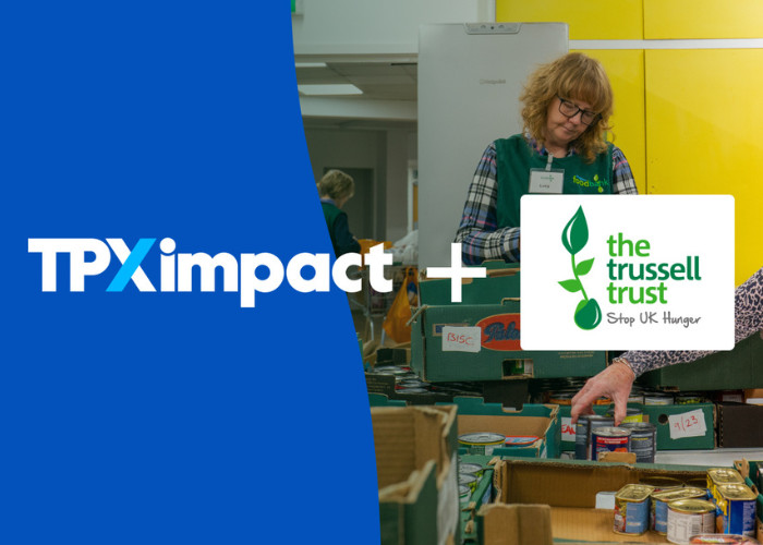 Partnering with The Trussell Trust to help meet unprecedented need - TPXimpact